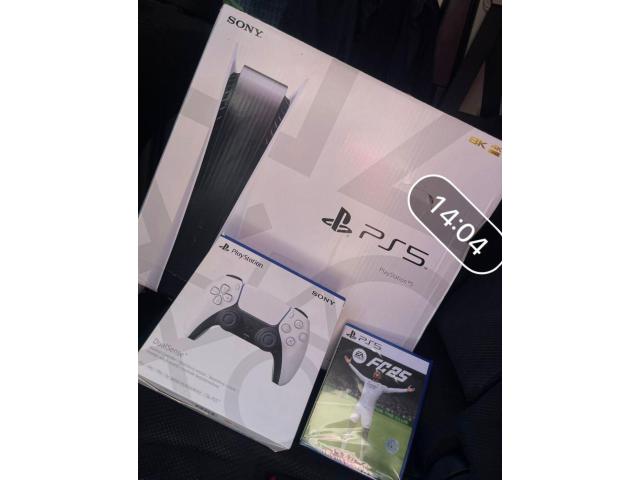 PS5 Slim 1TB com 2 joysticks + 1 Jogo ( FC 25 ) selado Maputo - www ...