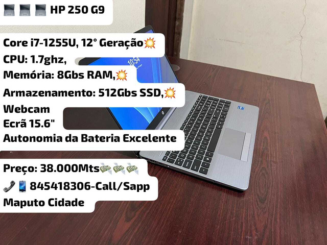 Laptop HP, i7-12th Gen Maputo - www.soboladas.co.mz